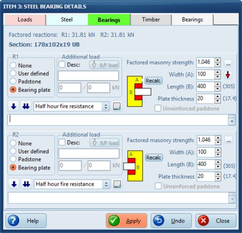 SuperBeam: steel and timber beam software using BS449 + BS5268